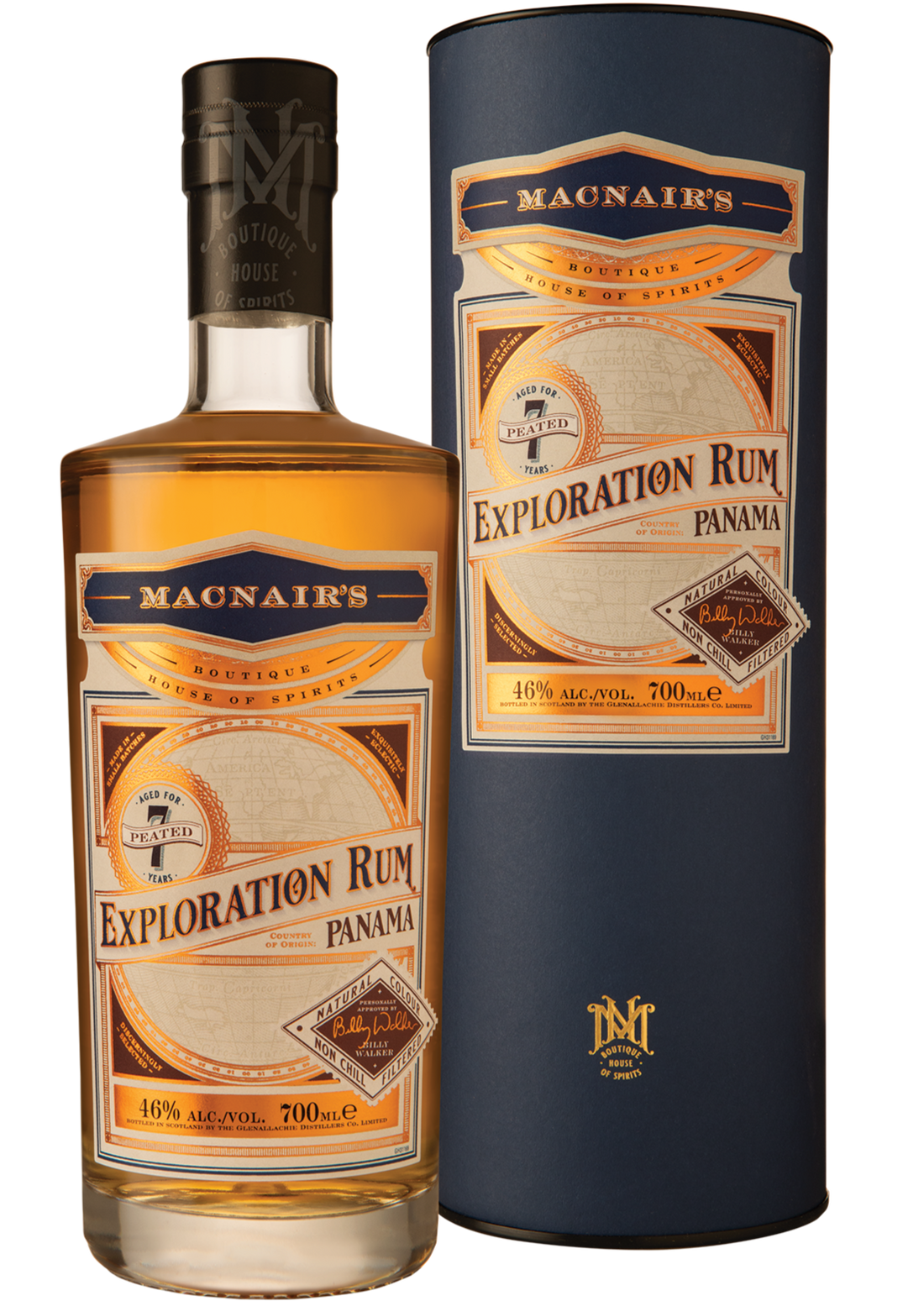 MacNair's Exploration Rum Panama 7-year-old Peated – The GlenAllachie ...